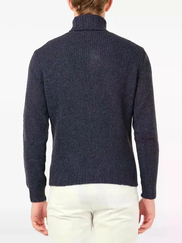 AL DUCA D’AOSTA 1902 Ribbed Trim Wool Sweater