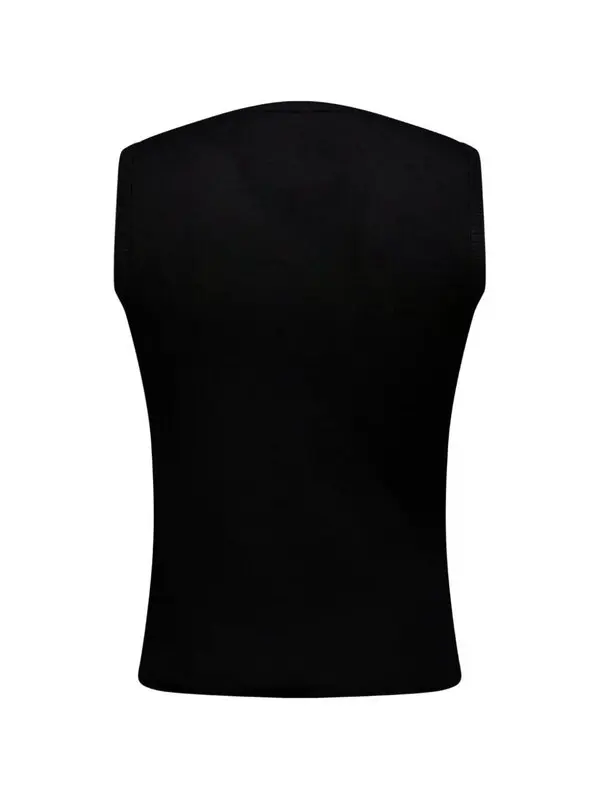 032C Sleeveless Ribbed Tank Top