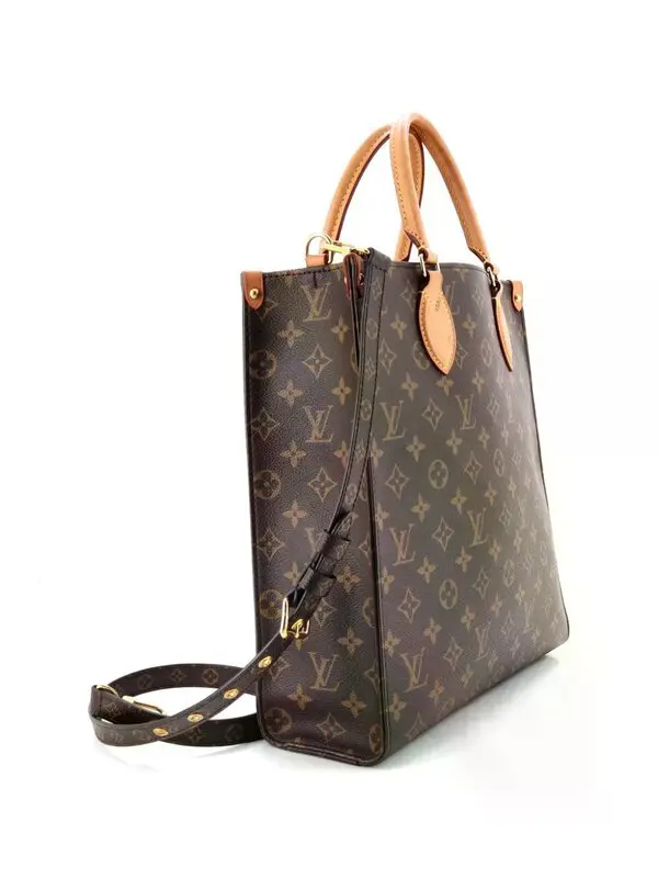 LOUIS VUITTON Sac Plat Nm Bag Monogram Canvas Shoulder Bag