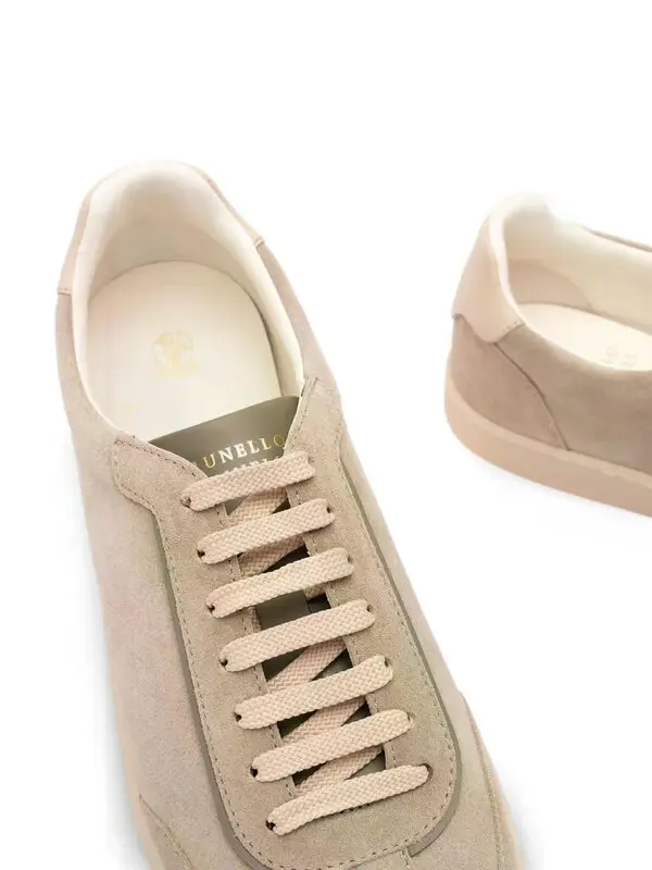 Brunello Cucinelli Suede Panel Sneakers