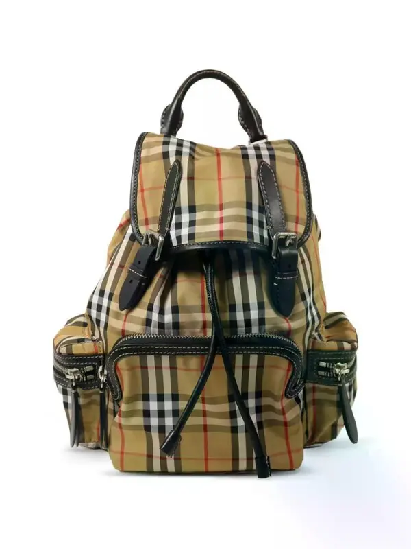 Burberry House Check Chain-detail Backpack