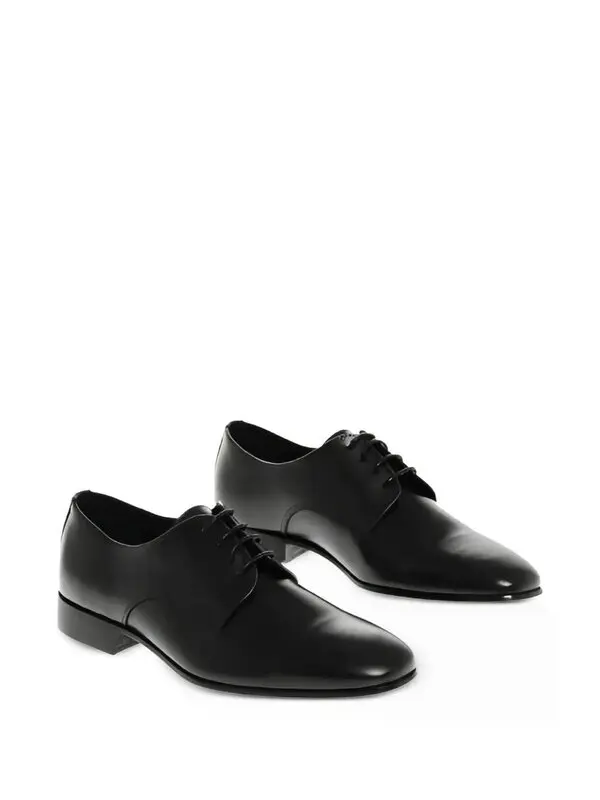 Corneliani Brushed Leather Derby Shoes