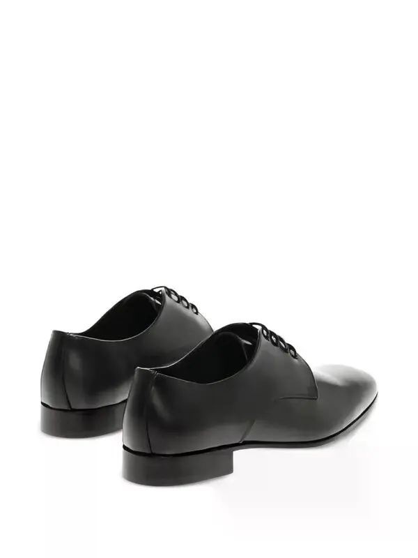 Corneliani Brushed Leather Derby Shoes