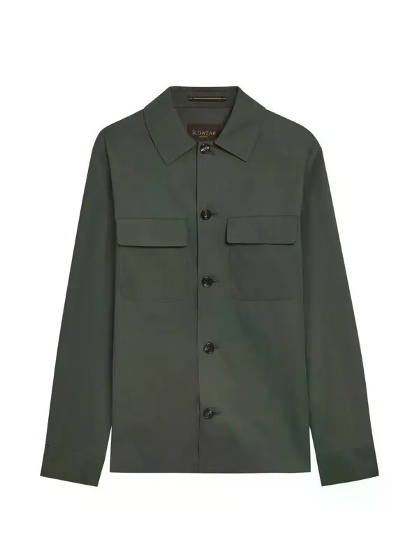 SLOWEAR Button-up Shirt Jacket