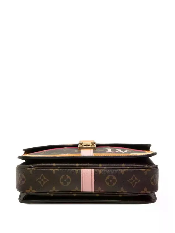 LOUIS VUITTON Monogram Summer Trunks Pochette Metis Satchel