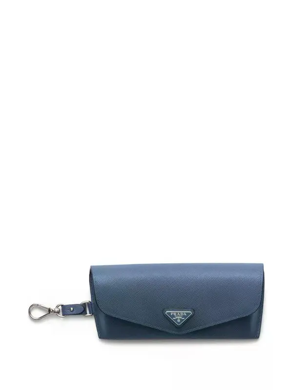 Prada Saffiano Leather Eyeglasses Case - Blue