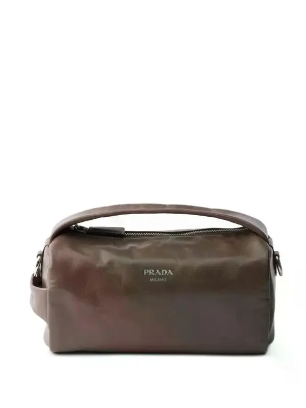 Prada Leather Shoulder Bag - Brown
