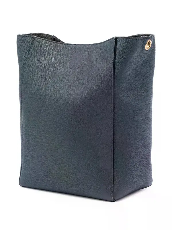Celine Soft Grained Calfskin Seau Sangle Bucket Bag - Blue