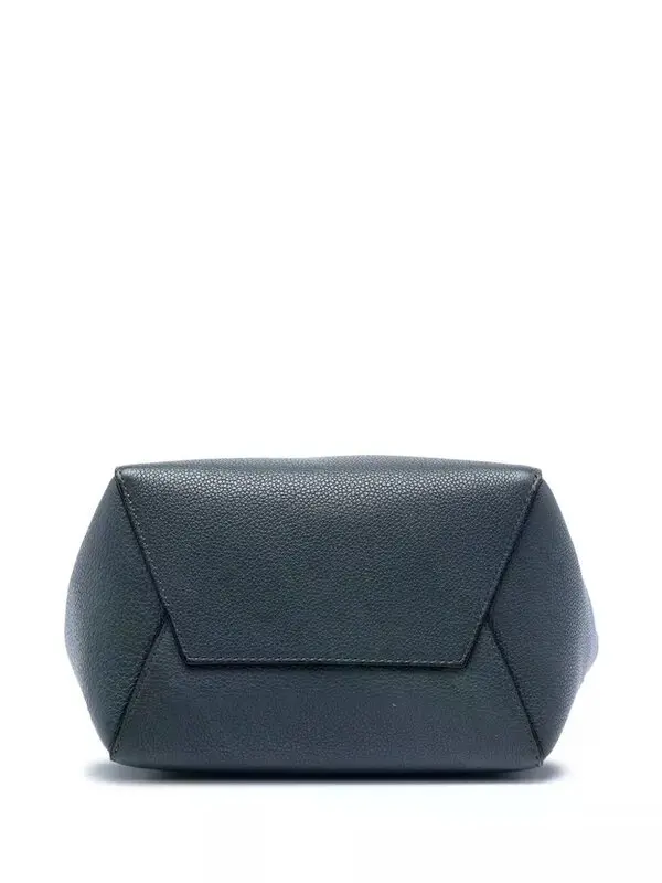 Celine Soft Grained Calfskin Seau Sangle Bucket Bag - Blue