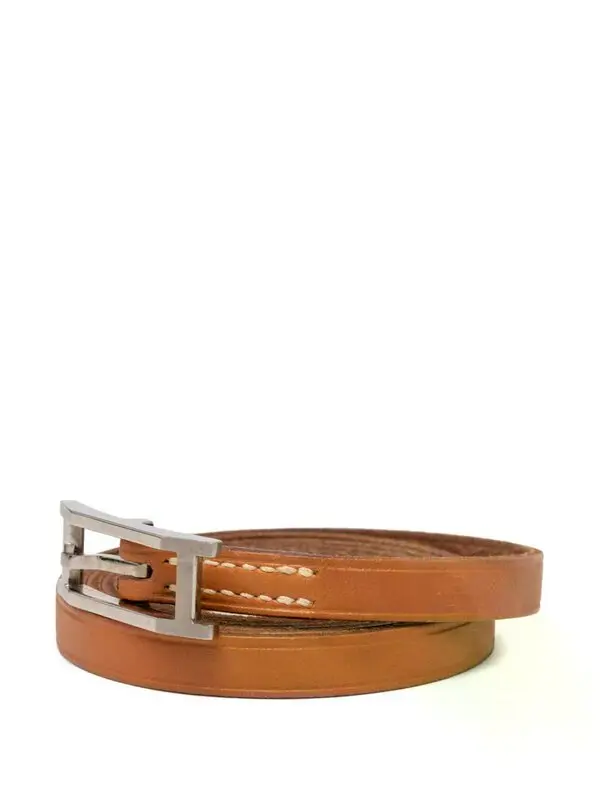Hermès Behapi Double Tour Bracelet - Brown