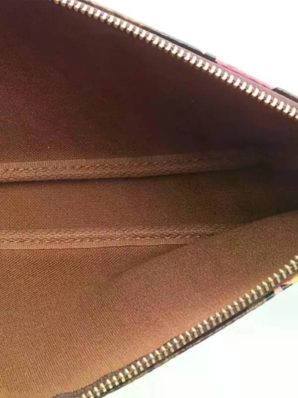LOUIS VUITTON Monogram Roses Pochette Accessoires - Brown