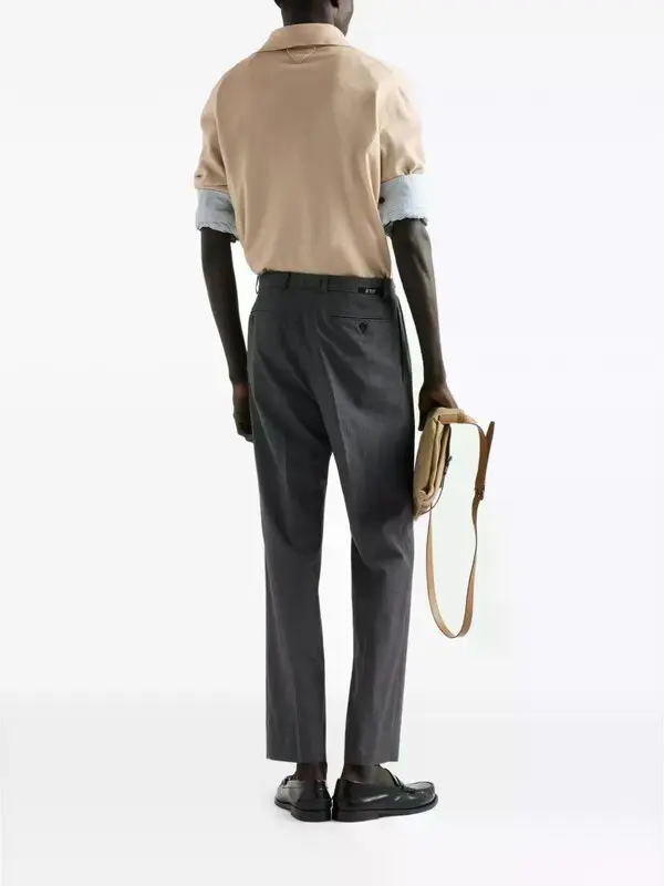 Prada Cashmere And Silk Polo Shirt