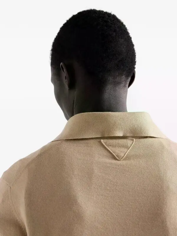 Prada Cashmere And Silk Polo Shirt