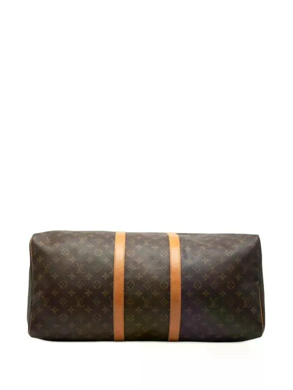 LOUIS VUITTON Keepall 55 Monogram Travel Bag - Brown