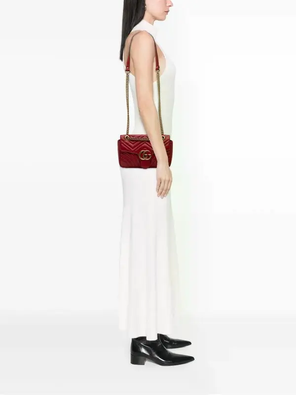 Gucci Gg Marmont Matelassé Leather Shoulder Bag