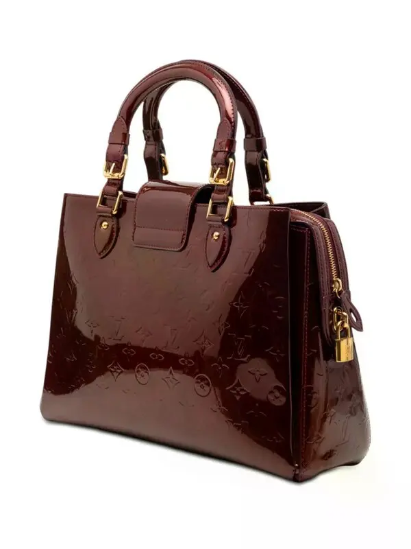LOUIS VUITTON Monogram Vernis Melrose Avenue Handbag - Red