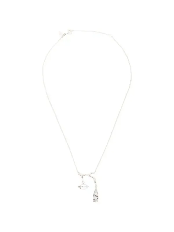 WOUTERS & HENDRIX Sterling Lip Pendant Necklace - Silver