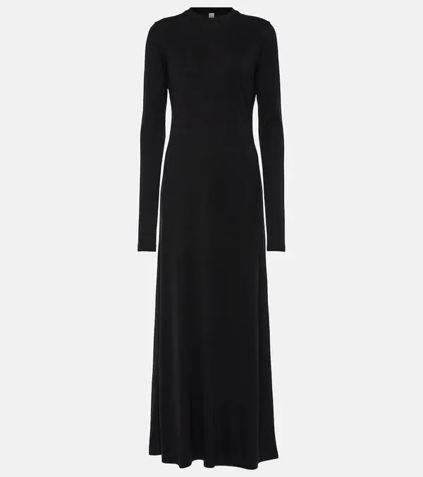 TOTEME Jersey Maxi Dress - Black