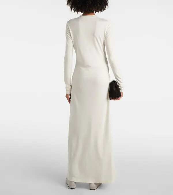 TOTEME Jersey Maxi Dress - White
