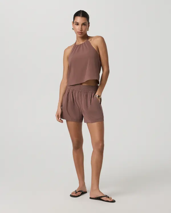 Vuori Shoreline Halter Top - Sable