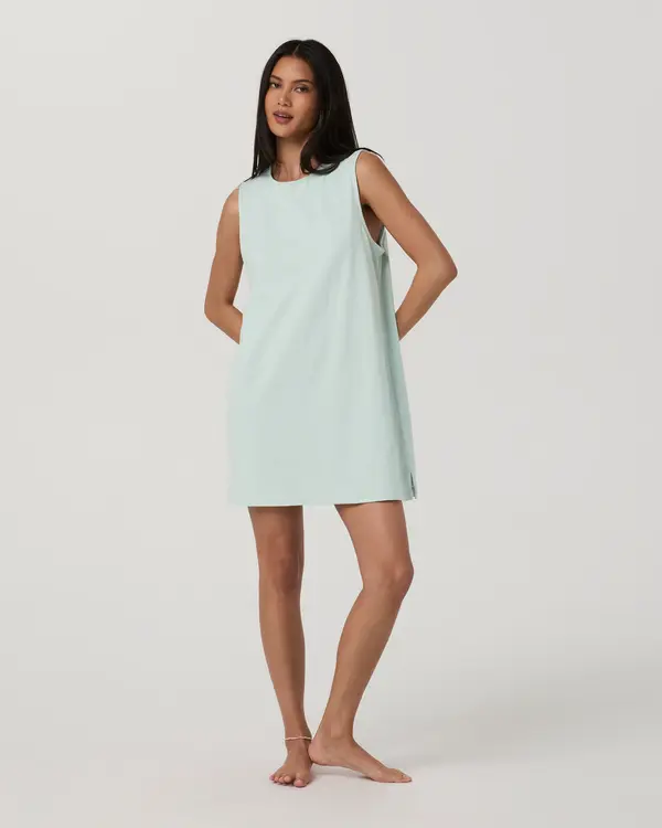 Vuori Heavyweight Cotton Easy Dress - Seaside