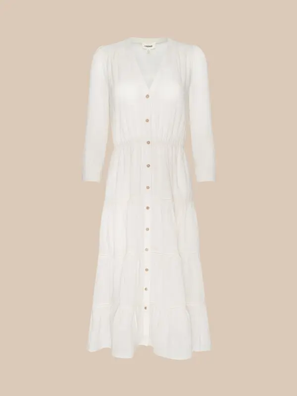 L'Agence Serafine Midi Dress