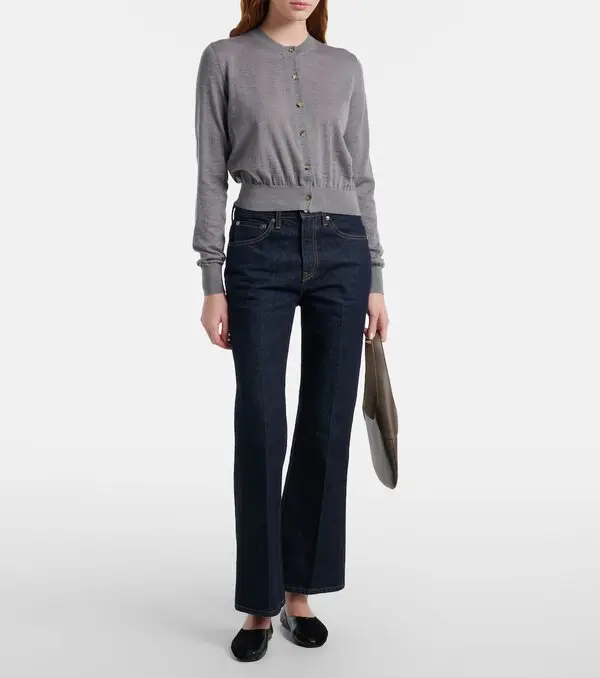 Khaite Jane Leather Ballet Flats
