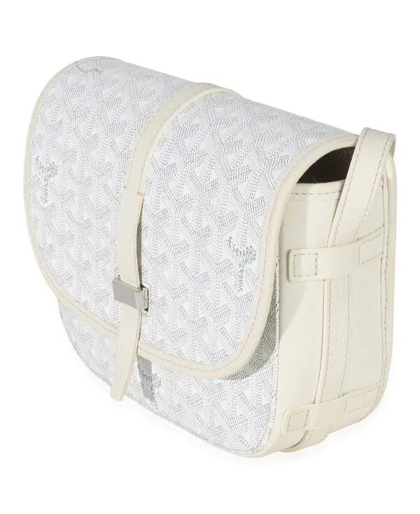 Goyard Belvedere Ii Pm Canvas Handbag - White