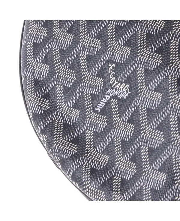 Goyard Hirondelle Shoulder Bag Coated Canvas And Leather - Gray