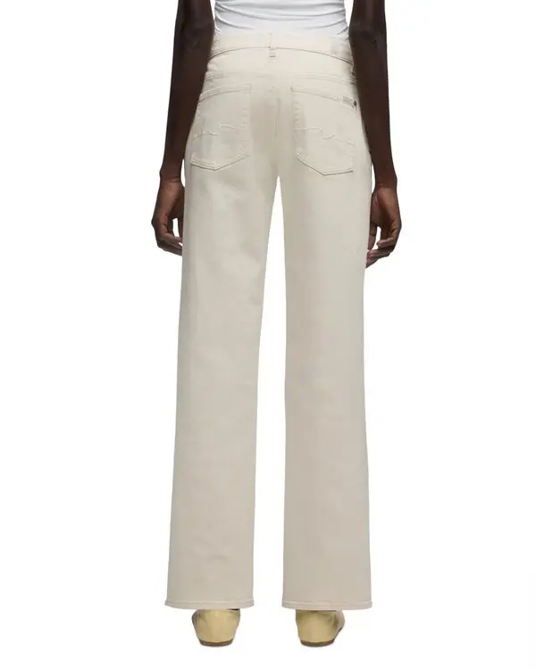7 For All Mankind Calie High Rise Straight Jeans