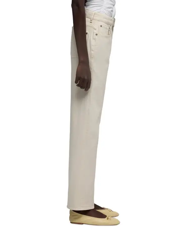 7 For All Mankind Calie High Rise Straight Jeans