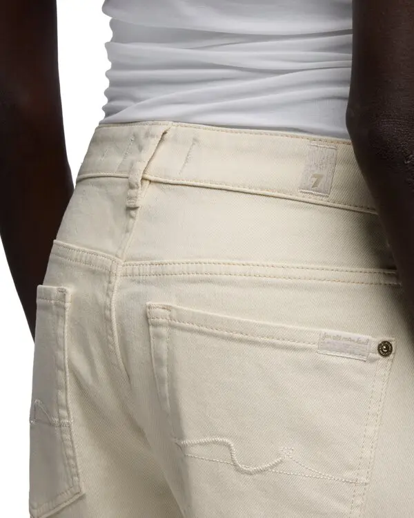 7 For All Mankind Calie High Rise Straight Jeans
