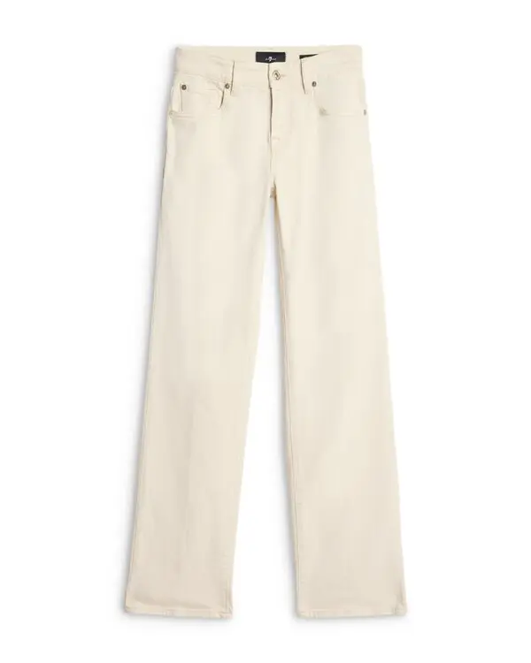 7 For All Mankind Calie High Rise Straight Jeans