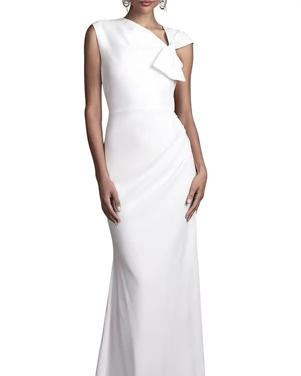 Coast Bow Detail Crepe Maxi Dress