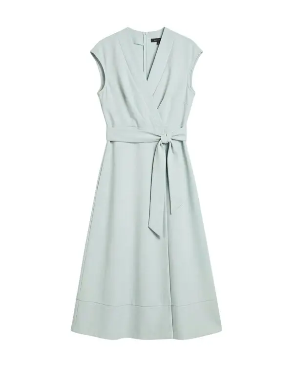 Coast Belted Crepe Midi Dress - Mint