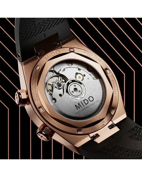 MIDO Multifort Two Crowns Watch - Black