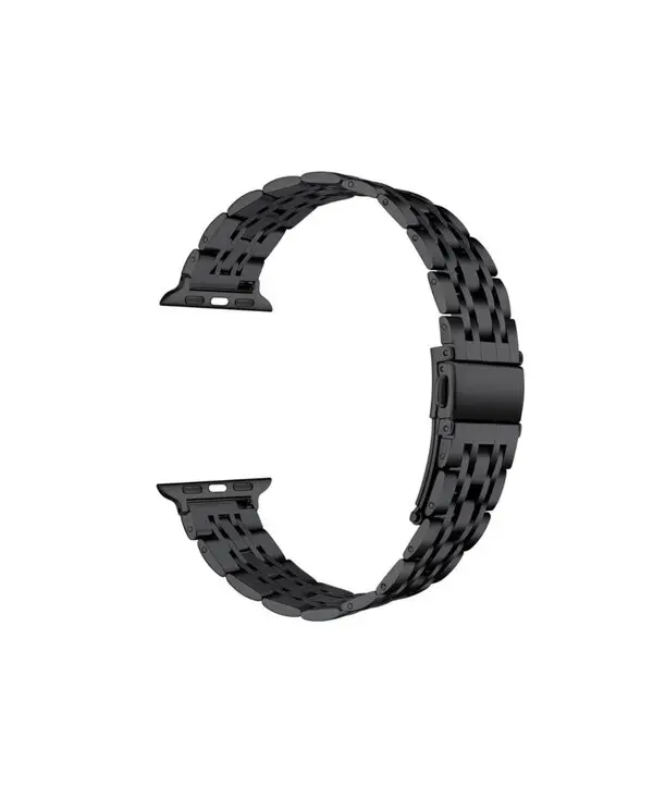 POSH TECH Rainey Stainless Steel Band For Apple Watch - Black