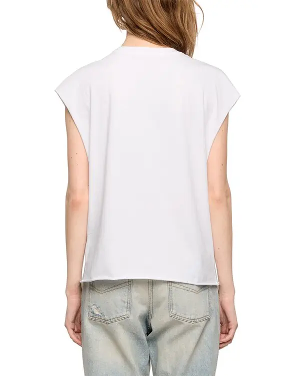 Zadig&Voltaire Cloe Cascade Tank Top - White