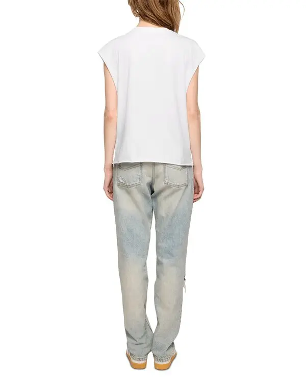 Zadig&Voltaire Cloe Cascade Tank Top - White