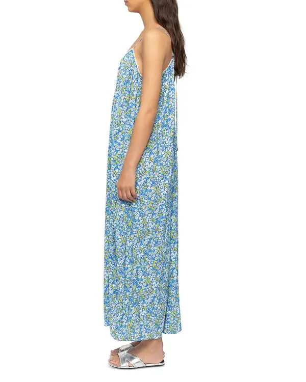 Zadig&Voltaire Ristym Floral Print Maxi Dress