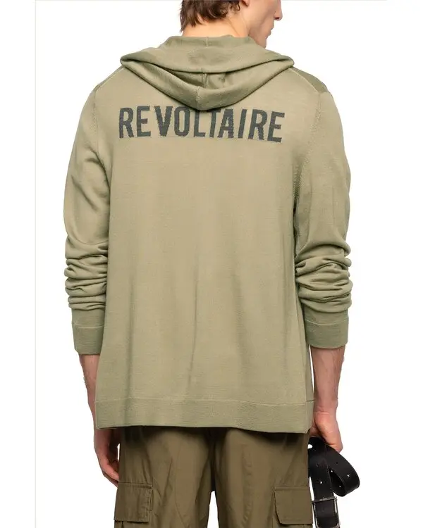 Zadig&Voltaire Clash Wool Hoodie - Latte