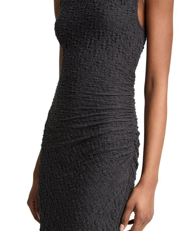 Vince Sleeveless Side Drape Dress