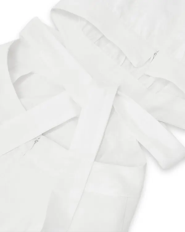 REISS Petites Hazel Cut Out Midi Dress