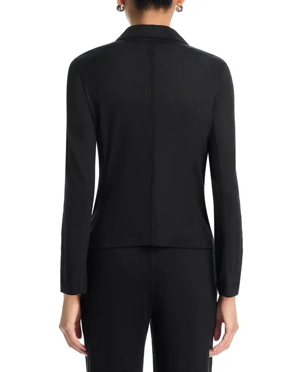 Majestic Filatures Linen Stretch Three Button Blazer