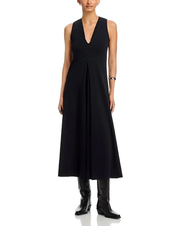 Majestic Filatures Supima Cotton V-neck Tank Dress