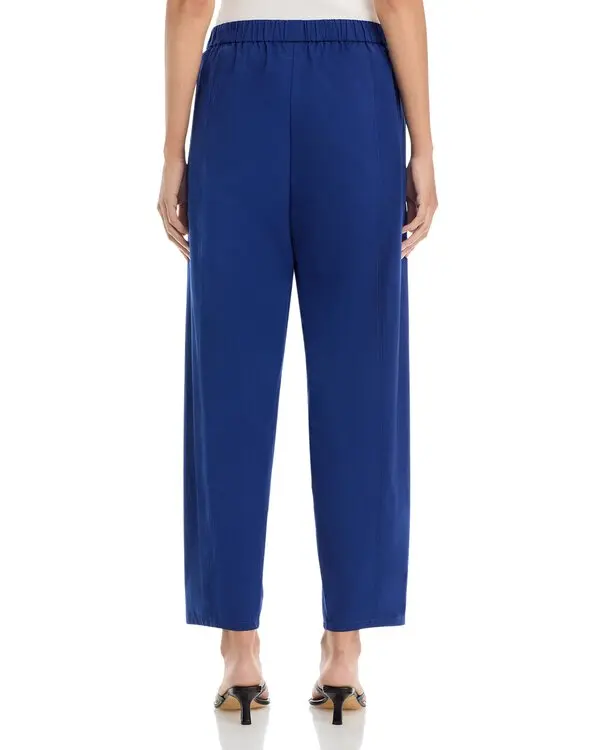 Eileen Fisher Stretch Cotton Poplin Ankle Lantern Pants