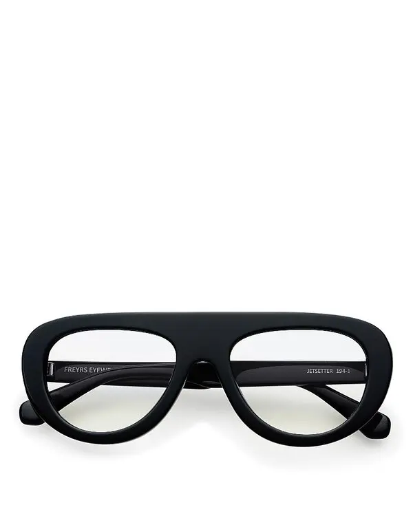 FREYRS EYEWEAR Jetsetter Aviator Blue Light Reading Glasses - Black