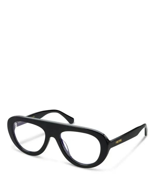 FREYRS EYEWEAR Jetsetter Aviator Blue Light Reading Glasses - Black