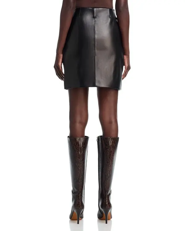 Brandon Maxwell The Lex Classic Leather Pencil Skirt