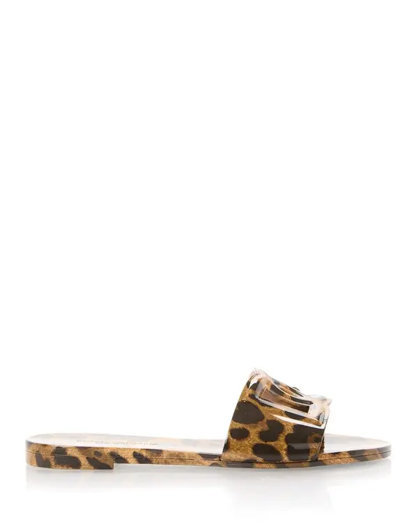 Dolce & Gabbana Slides - Leopard Print